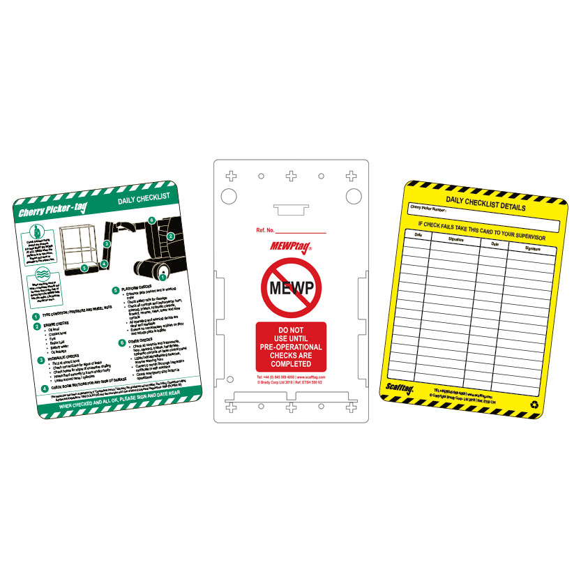 Plant, Vehicles & Machinery - Equipment Tagging | Scafftag