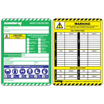 Temporary Works Tagging Systems | Scafftag