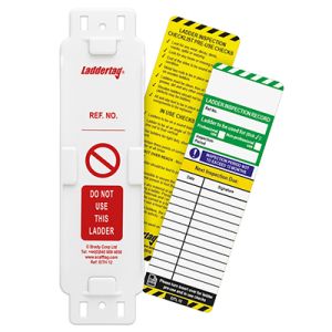 Laddertag (Pack of 10) - Ladder Tags | Scafftag.co.uk, LAD-EITH/L 12