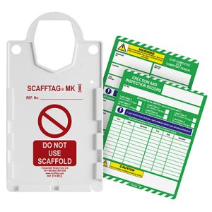 Scaffold Tags - Scafftag MK2 (Pack of 10 holders, 20 Inserts ...