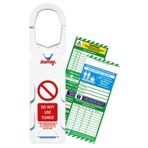 Towertag (Pack of 10 Holders, 20 Inserts) | Scafftag.co.uk